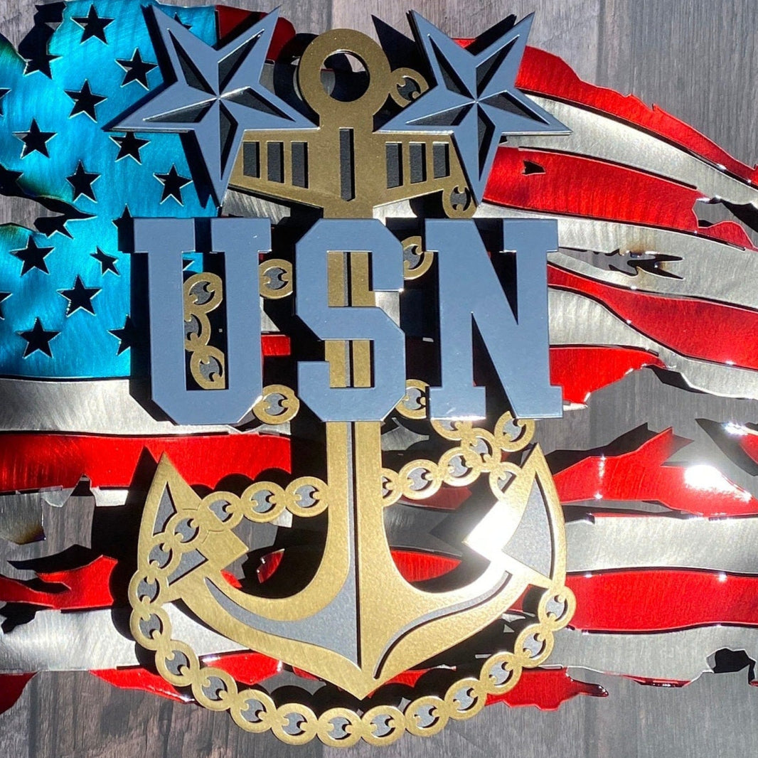 Custom Metal American Flags & Patriotic Wall Art – CnS CnC