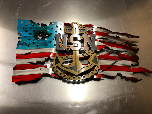 Officially Licensed Navy Chief American Flag | CPO Gift – CnS CnC